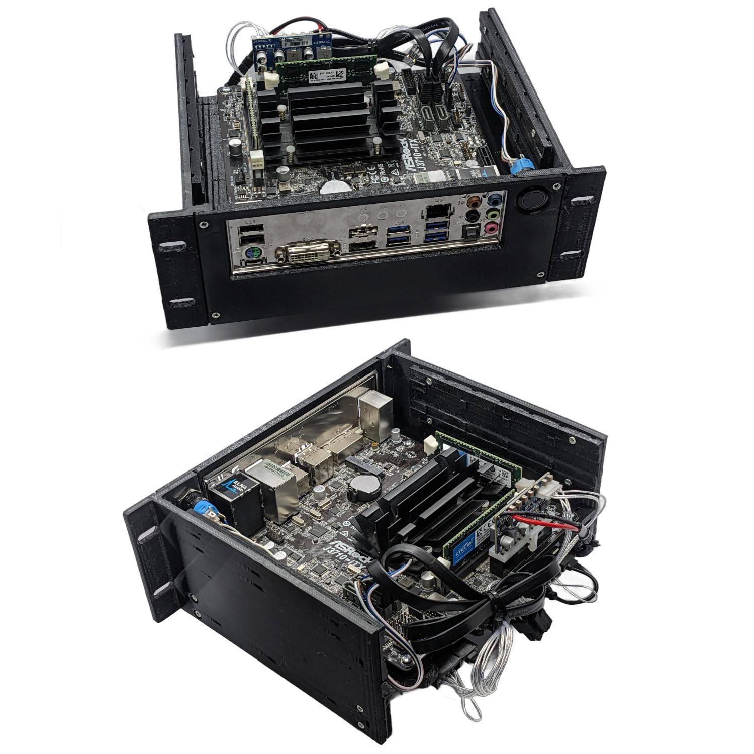 DIY Rackmount NAS - 2U PC Case - for 10" Network Cabinets : 9 Steps ...