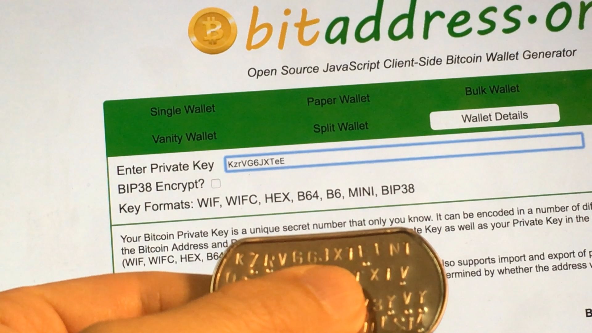 Bitcoin Paper Wallet Template