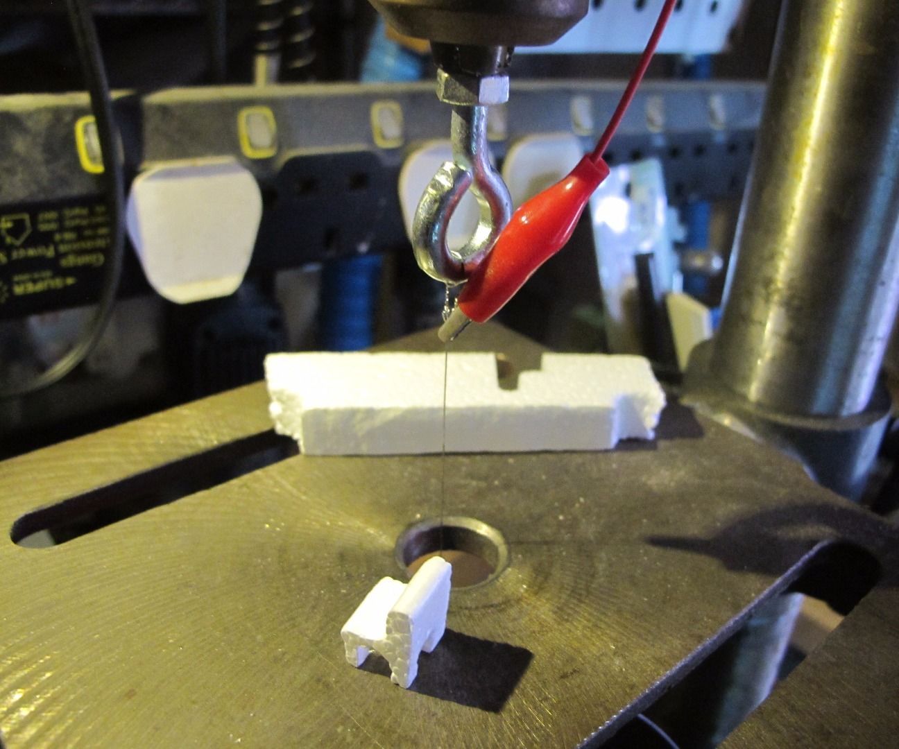 Hot Wire Cutting for Drill Press - Instructables