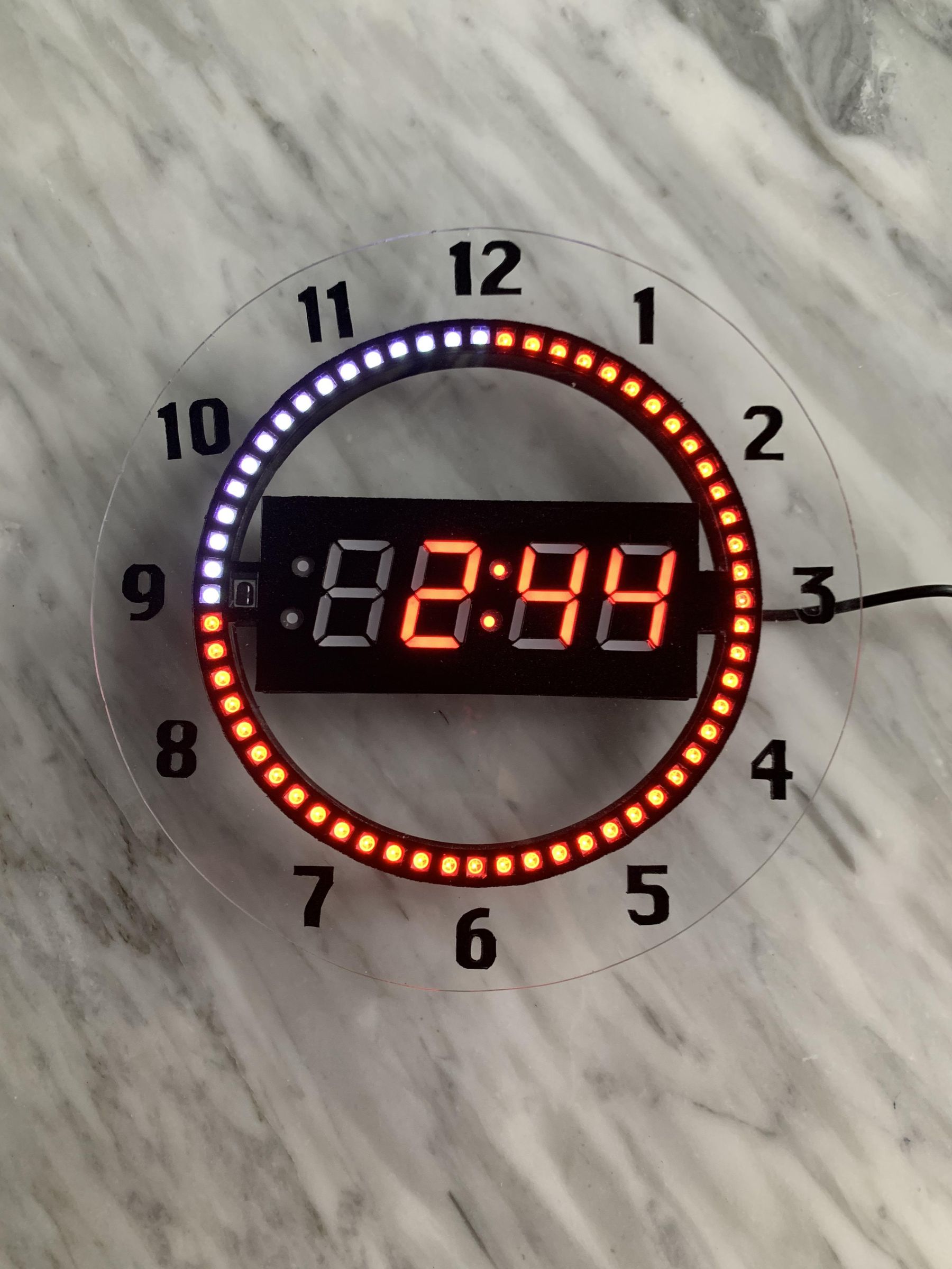 7-Segment NeoPixel Clock With Countdown Timer : 8 Steps (with Pictures ...