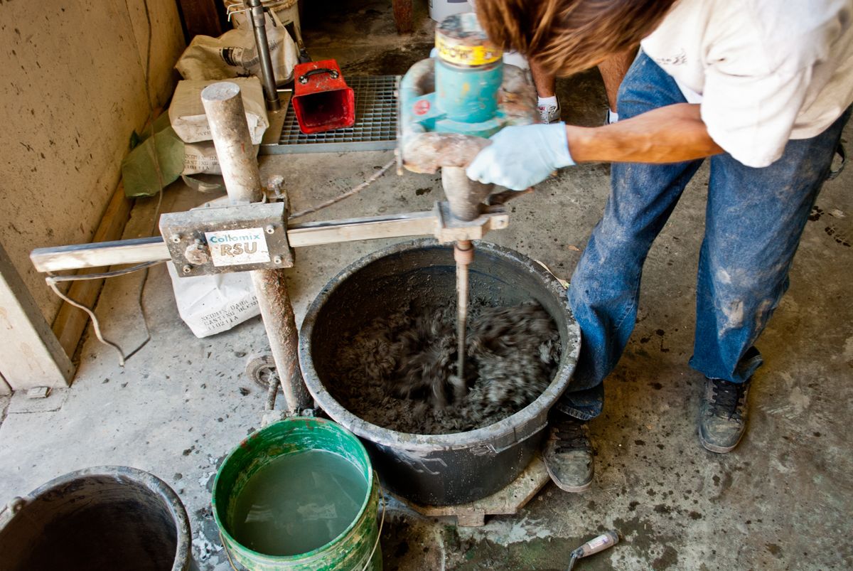 DIY CONCRETE:: How-To-Mix Concrete : 5 Steps - Instructables