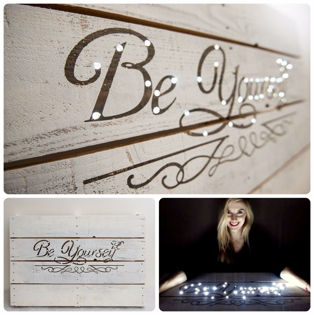 Letter Wall Decor With LED Lights : 7 Steps (with Pictures) - Instructables