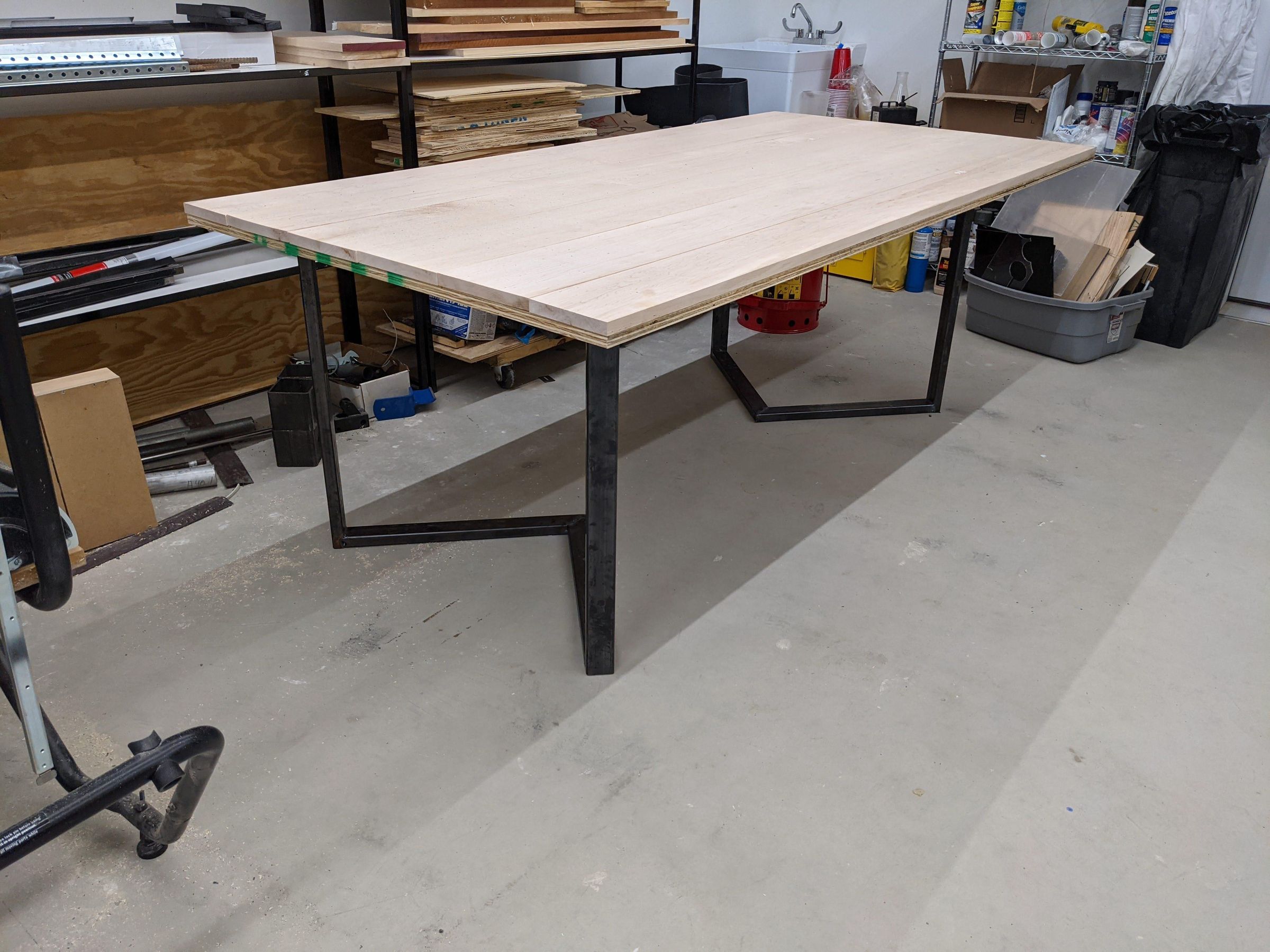 Build Your Own: Affordable Modern Dining & Gaming Table : 3 Steps (with ...
