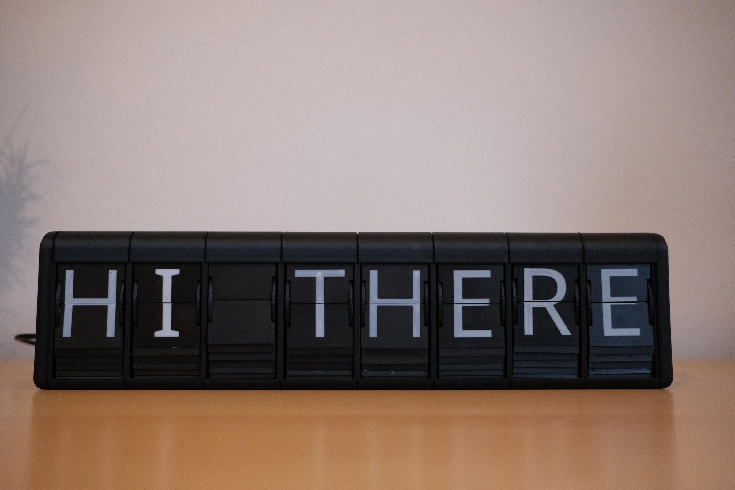 Split Flap Display - (3D Printed, Modular, Compact & Enclosed, With Web ...