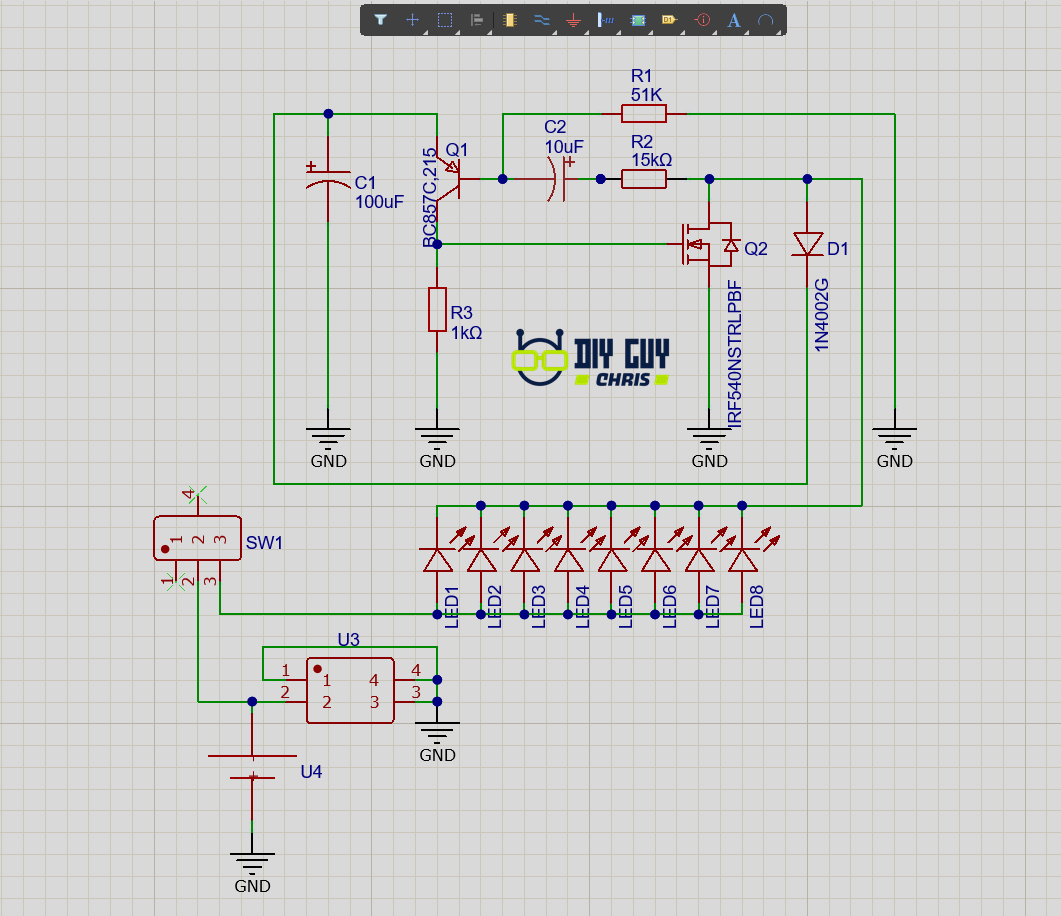 Small Flashing LED Gadget (high Brightness) : 4 Steps (with Pictures ...