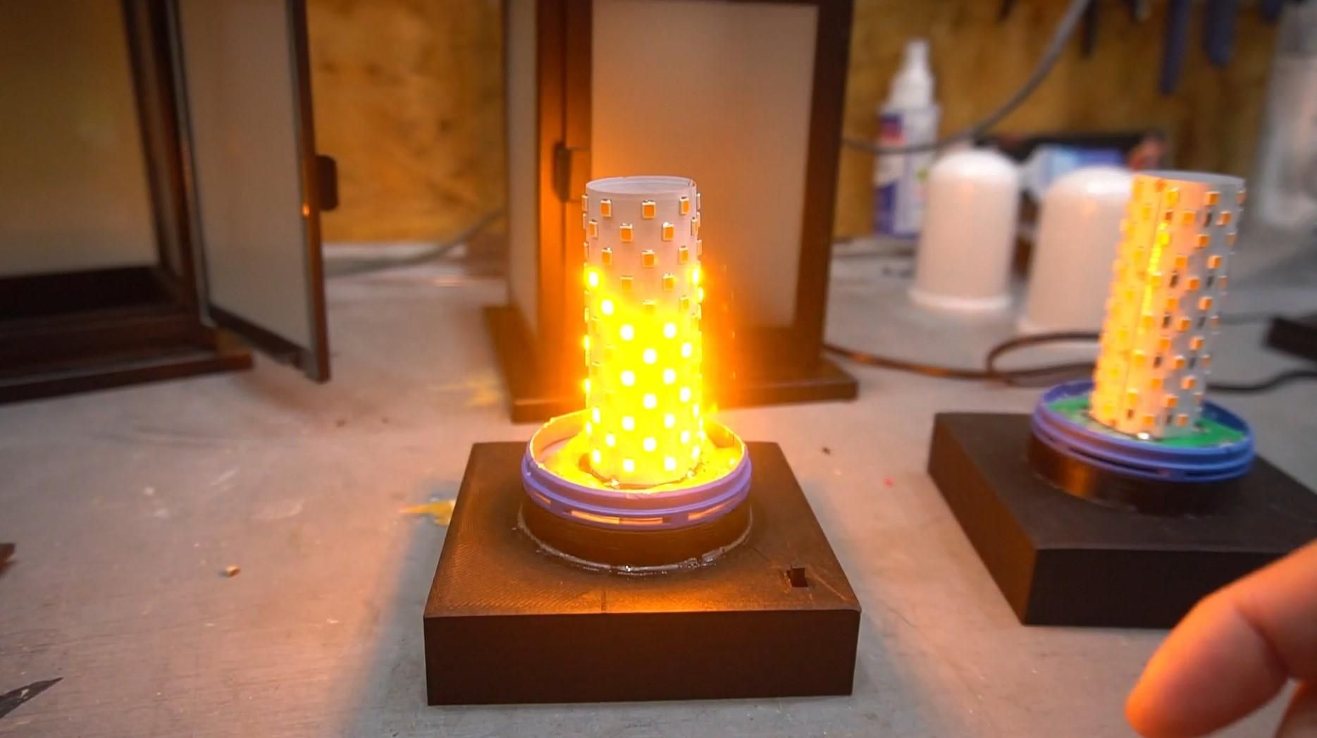 Make an Electric Flickering Gaslight Lantern : 4 Steps (with Pictures ...