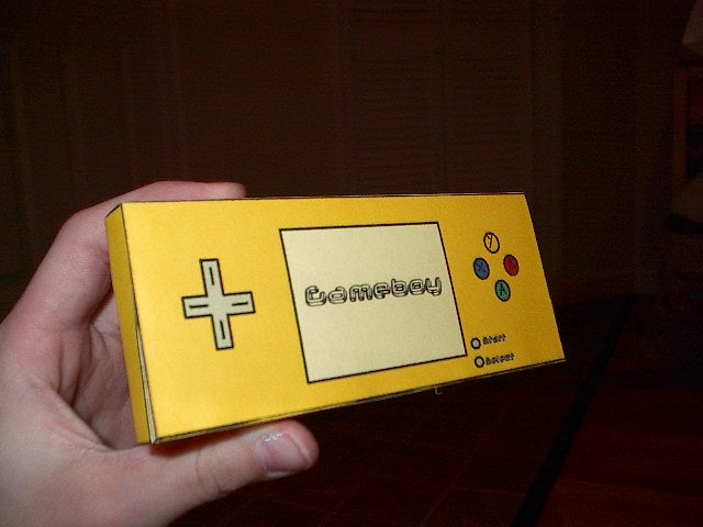 Make a Paper Gameboy : 4 Steps - Instructables