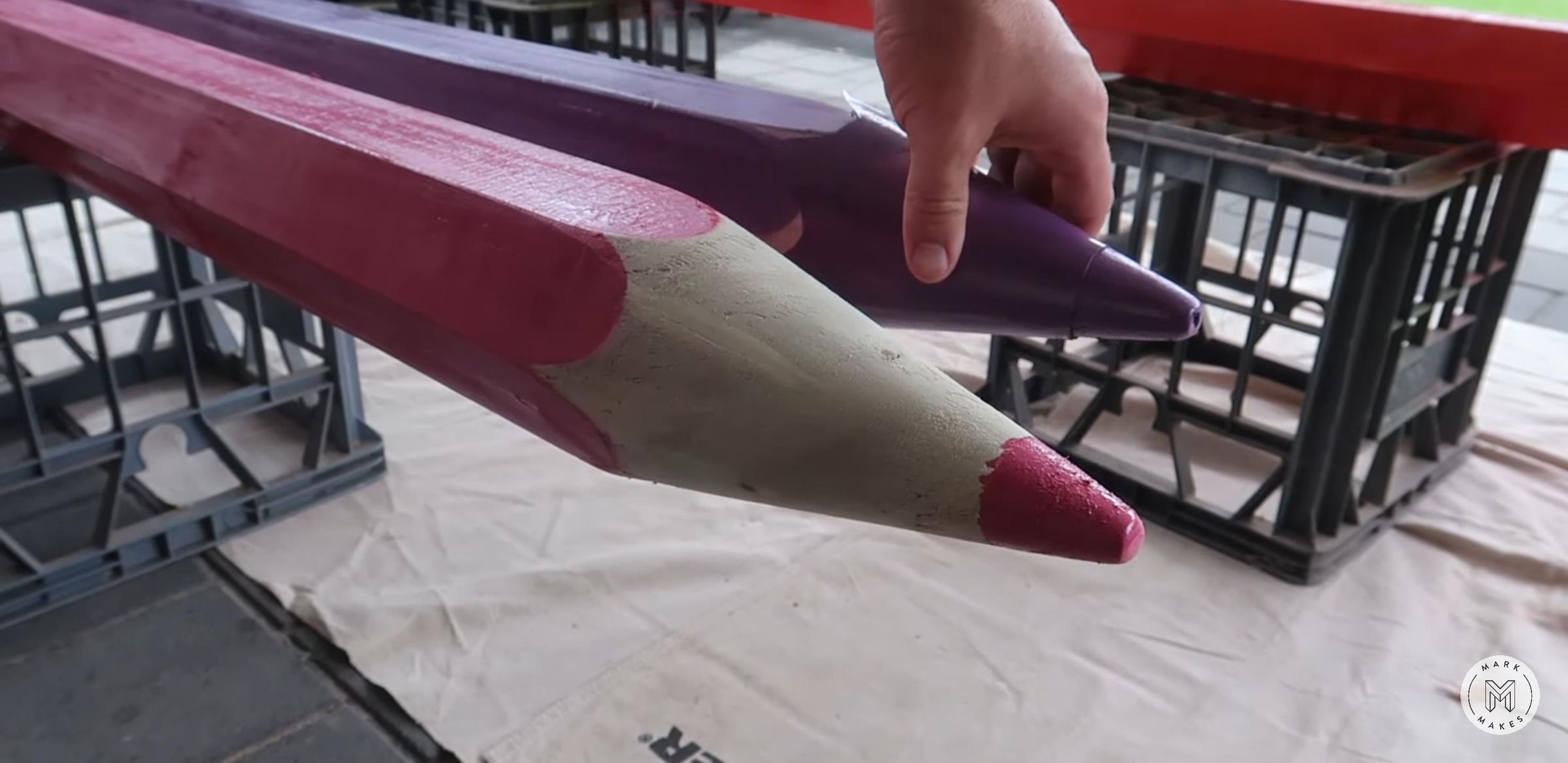 Giant Color Pencils : 8 Steps (with Pictures) - Instructables