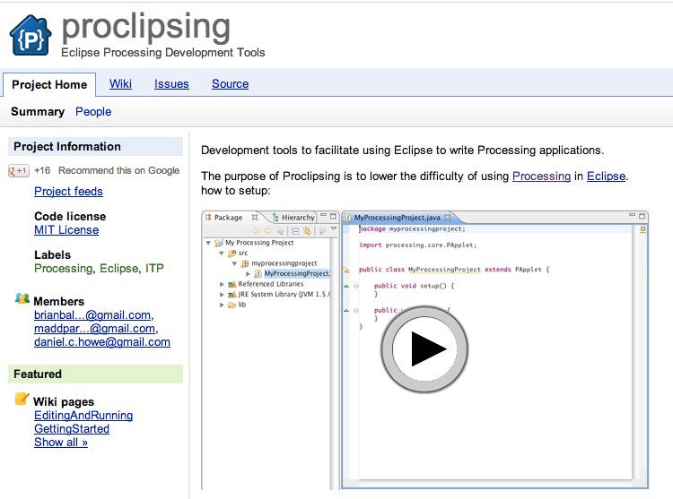 Proclipsing: Using the Eclipse IDE for Processing Projects : 14 Steps ...