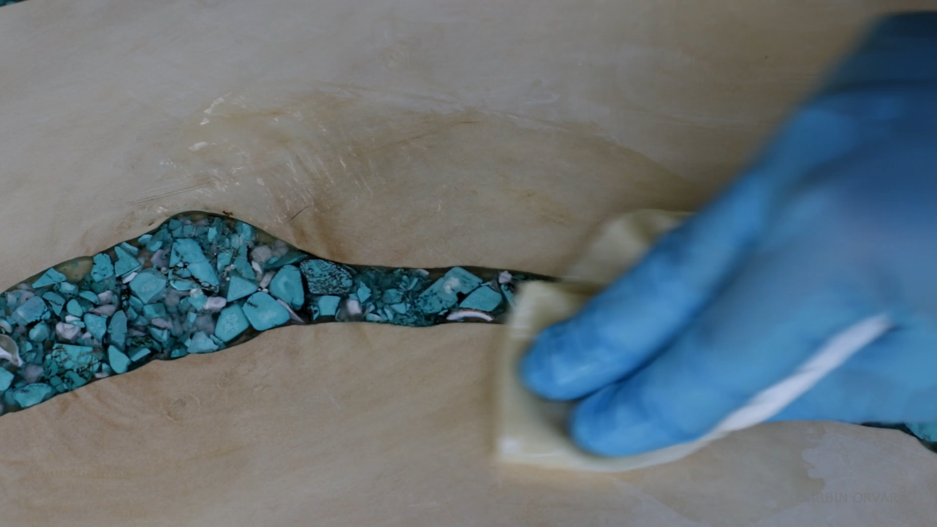 Epoxy & Turquoise Stone River Style Board : 9 Steps (with Pictures ...