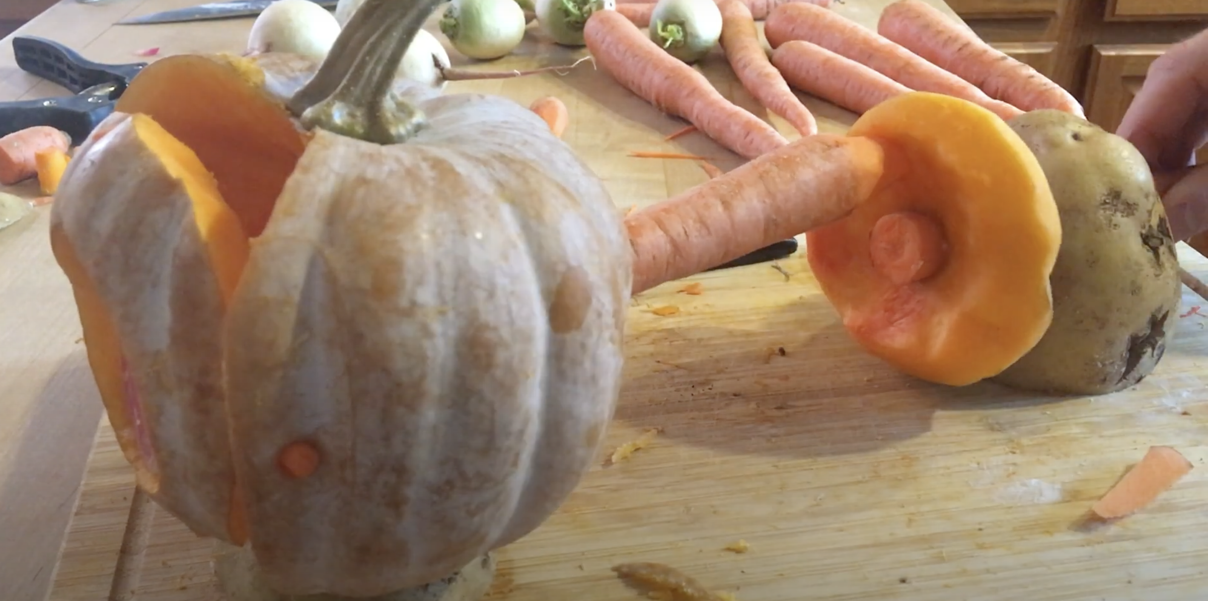 Carving a Pumpkin With Automated Eye Movements and Make It Into Soup ...