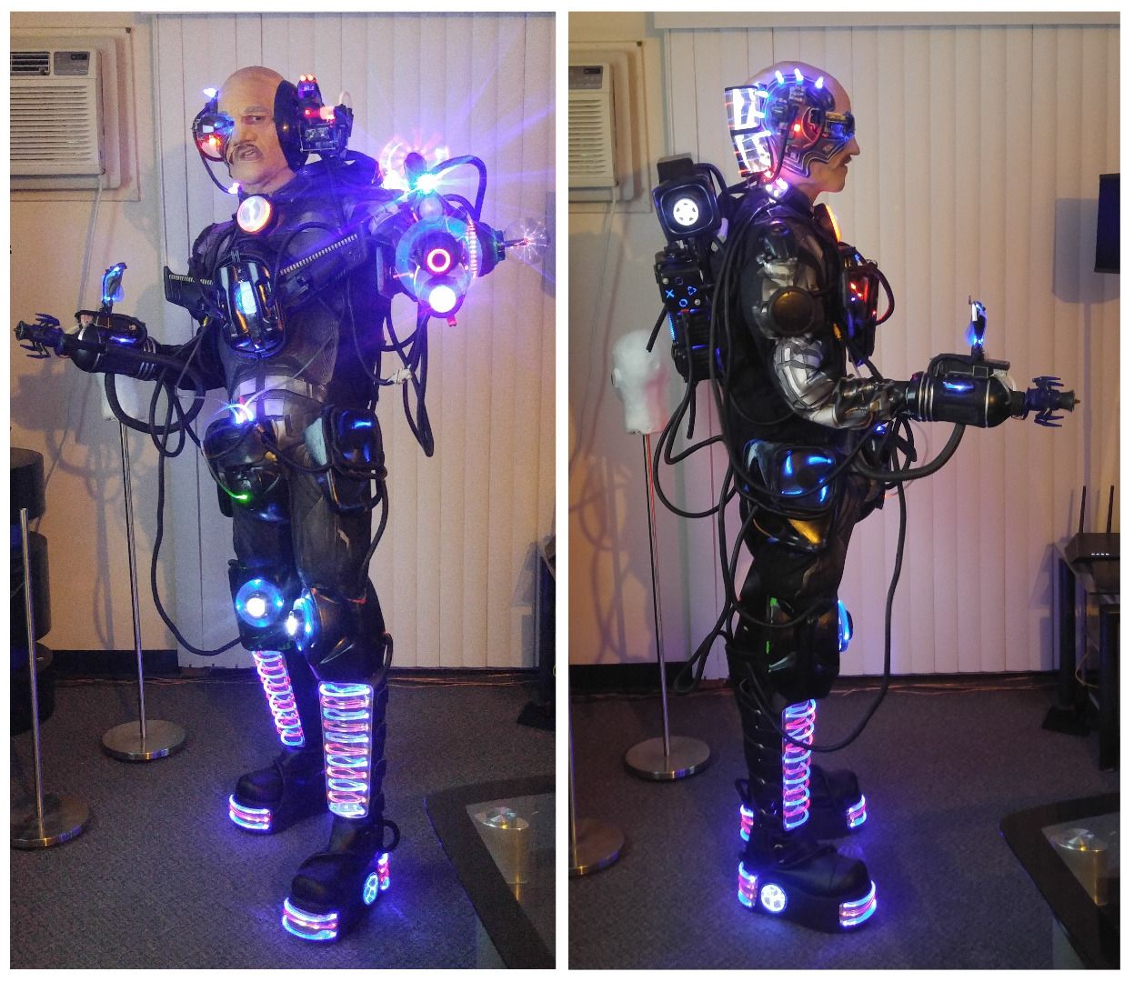 Cyborg Cybernetic Robotic Machine Alien Species Laser Smoker LED's ...