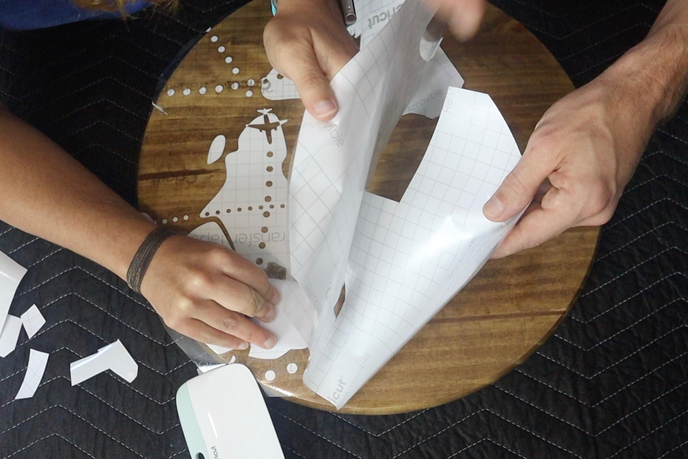 World Map End Table | Made With a Cricut! : 7 Steps (with Pictures ...