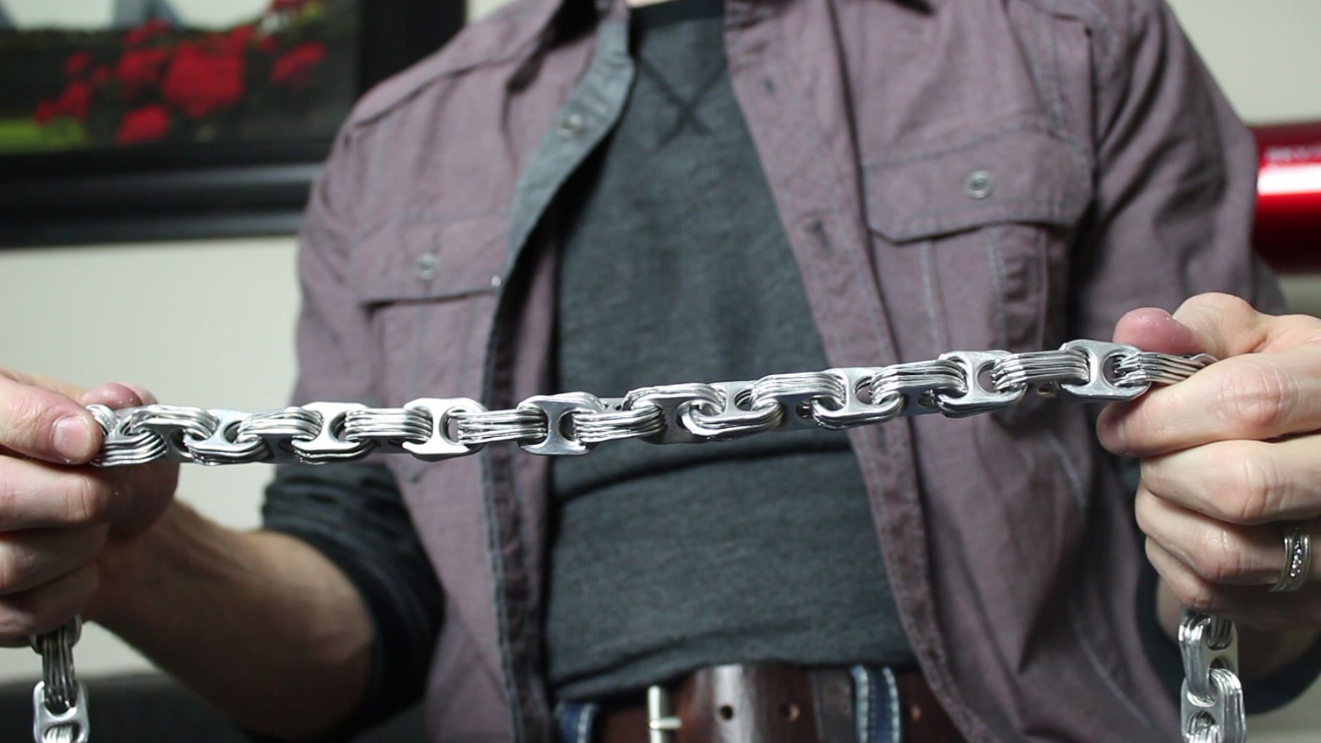 How to Make Chains From Soda Can Tabs : 7 Steps (with Pictures ...