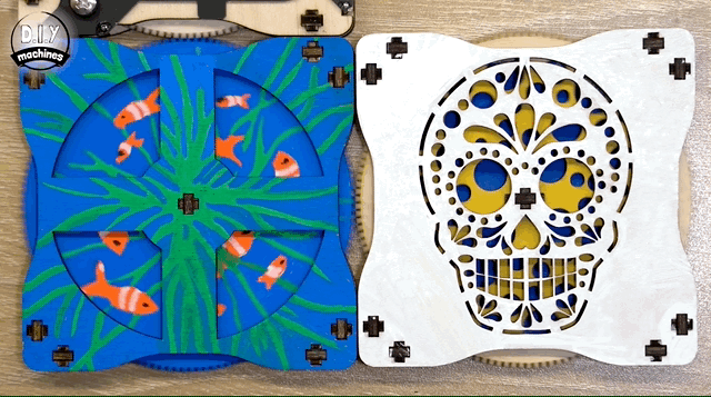 KINETIC COASTERS With a TWIST! Laser or 3D Printable : 24 Steps (with ...