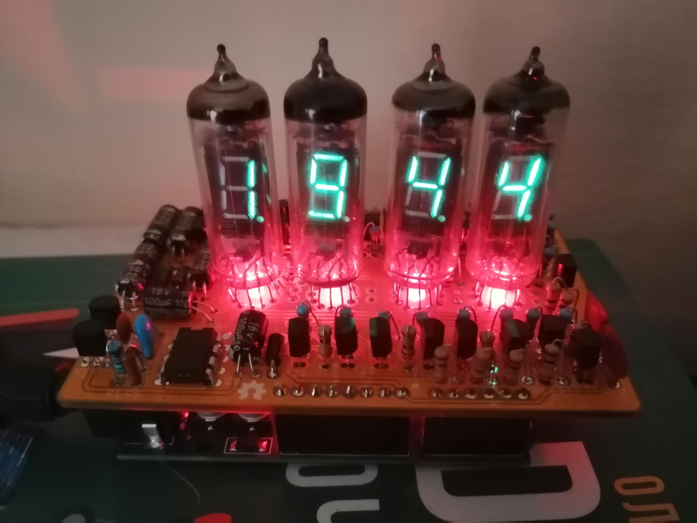Shield for Arduino From Old Russian VFD Tubes: Clock, Thermometer, Volt ...