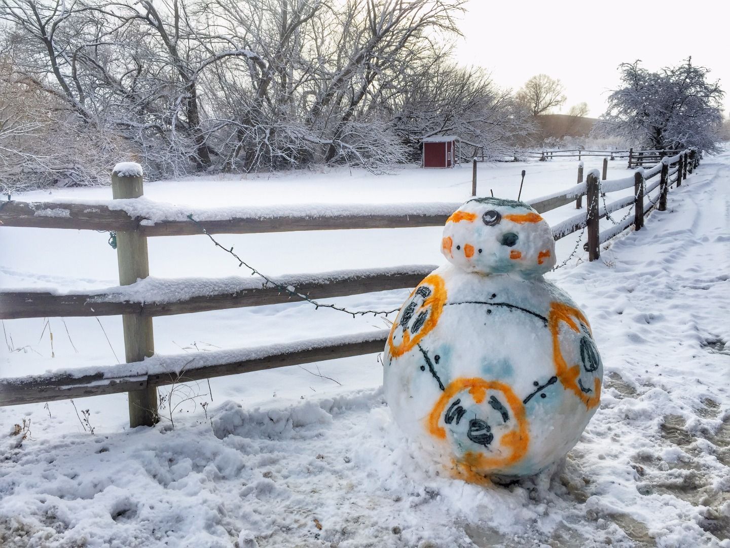 BB-8 Snowman, Star Wars : 3 Steps (with Pictures) - Instructables