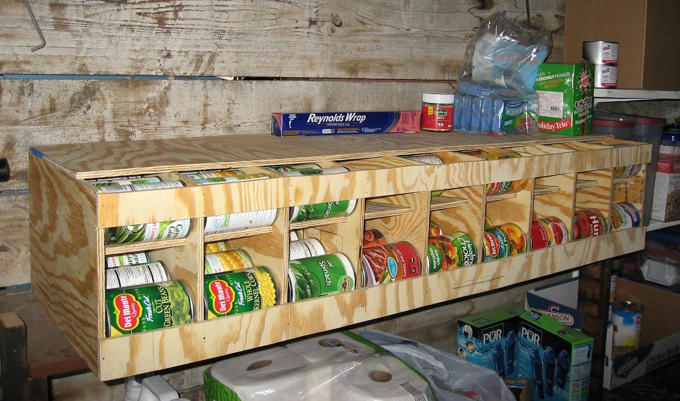 81 Can FIFO - Bulk Can Dispenser / Organizer : 9 Steps (with Pictures ...