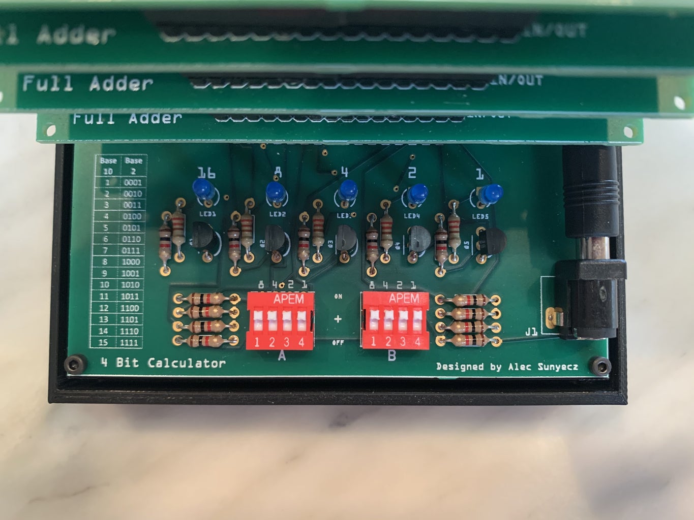 4 Bit Binary Calculator 11 Steps With Pictures Instructables