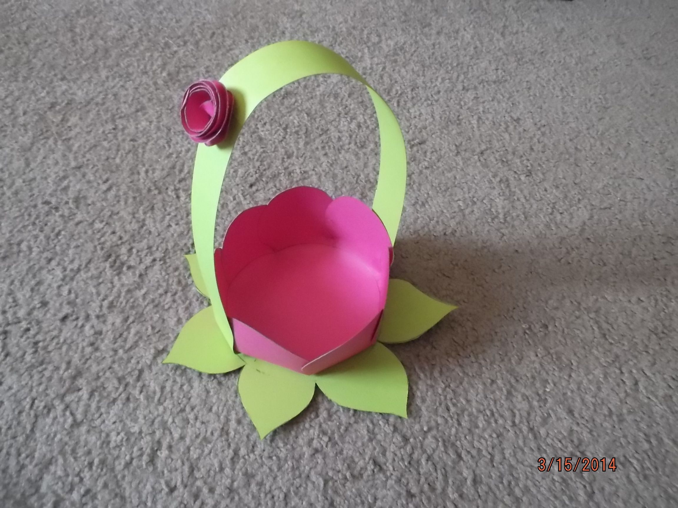 Paper Flower Basket - Instructables
