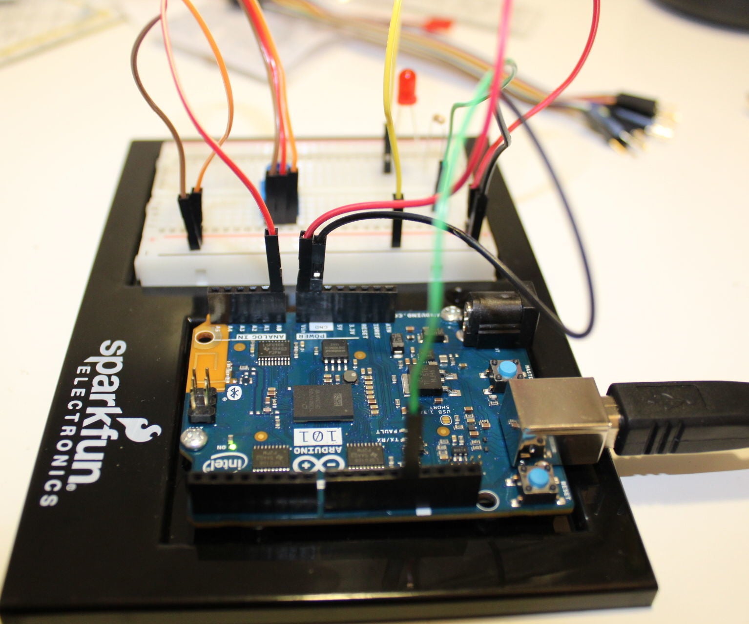 Control Led Blink Rate With Potentiometer 4 Steps Instructables
