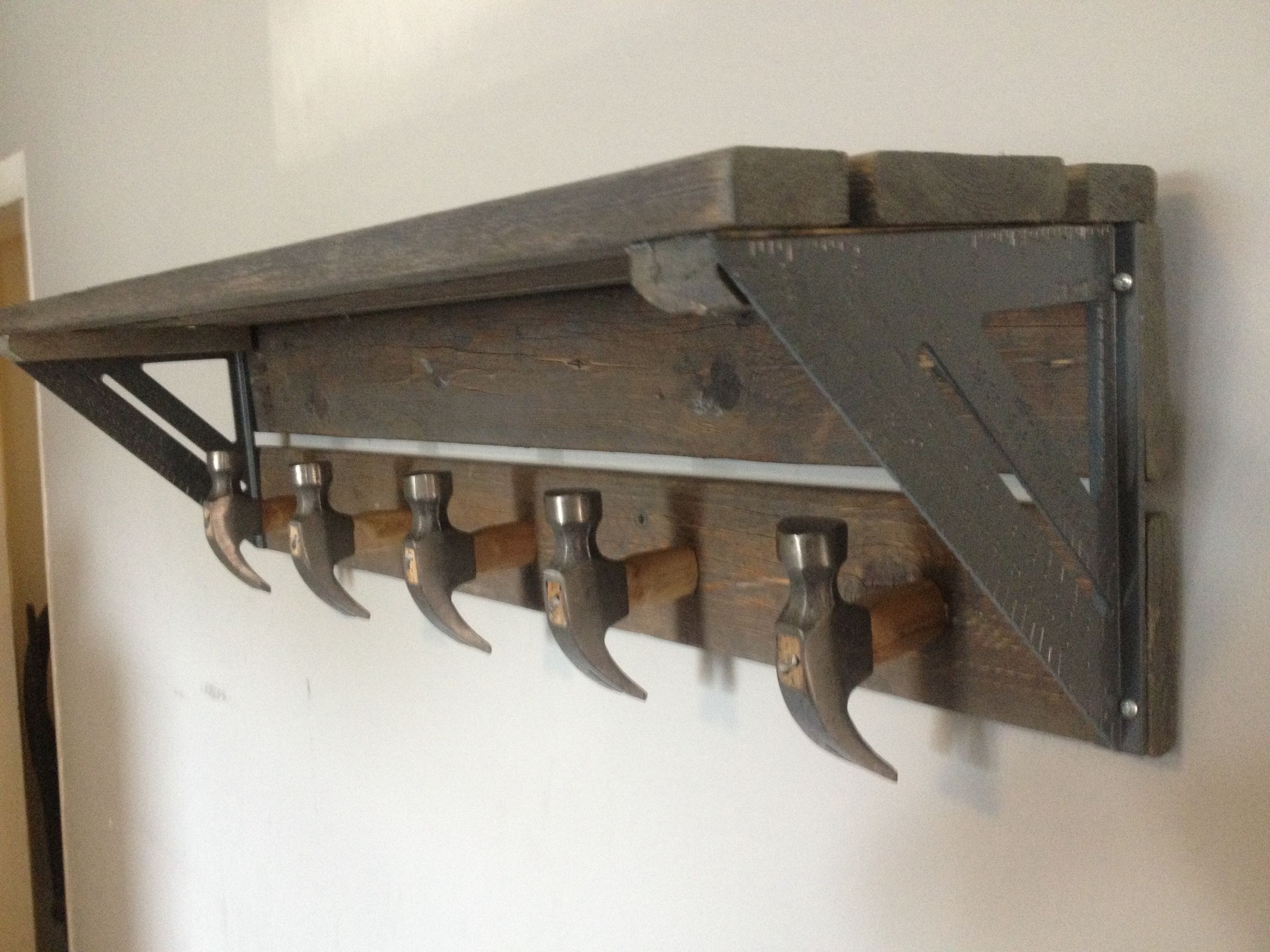 Carpenter Themed Fathers Day Coat Rack : 6 Steps (with Pictures ...