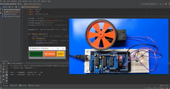Python (pySerial) + Arduino + DC Motor : 14 Steps - Instructables Python (pySerial) + Arduino + DC Motor : 14 Steps - Instructables