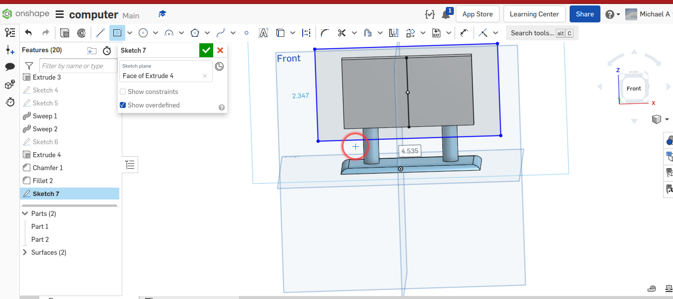 OnShape PC Monitor (Basic) : 8 Steps - Instructables
