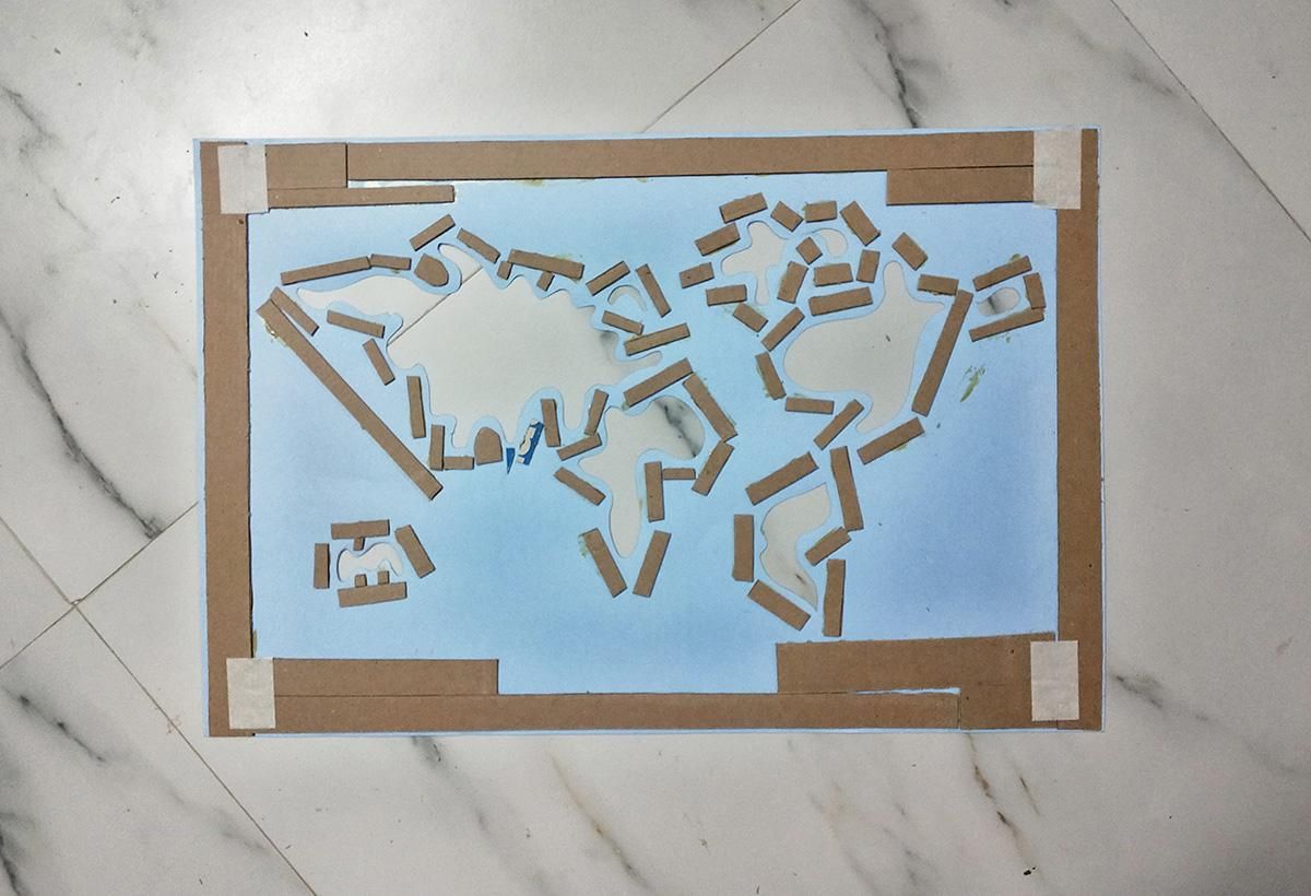 Topographic World Map Art : 11 Steps (with Pictures) - Instructables