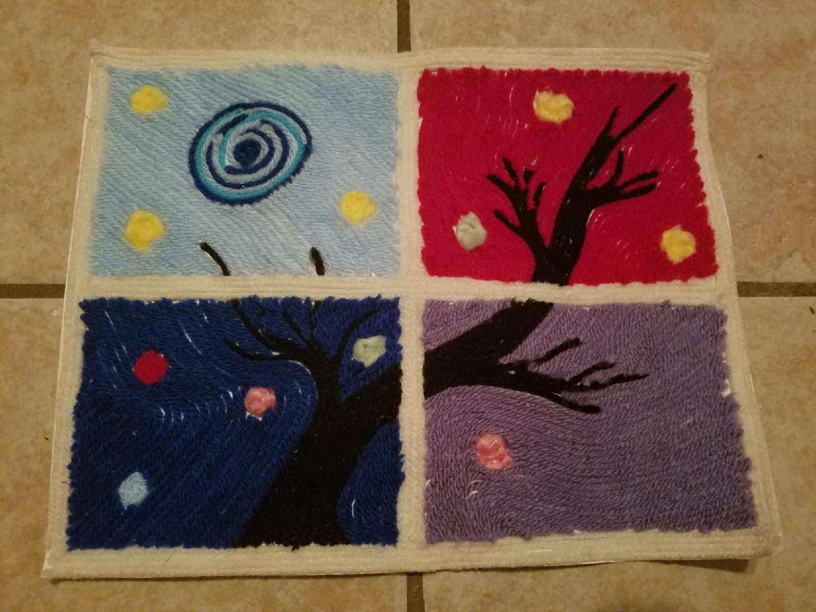 Yarn Painting : 5 Steps (with Pictures) - Instructables