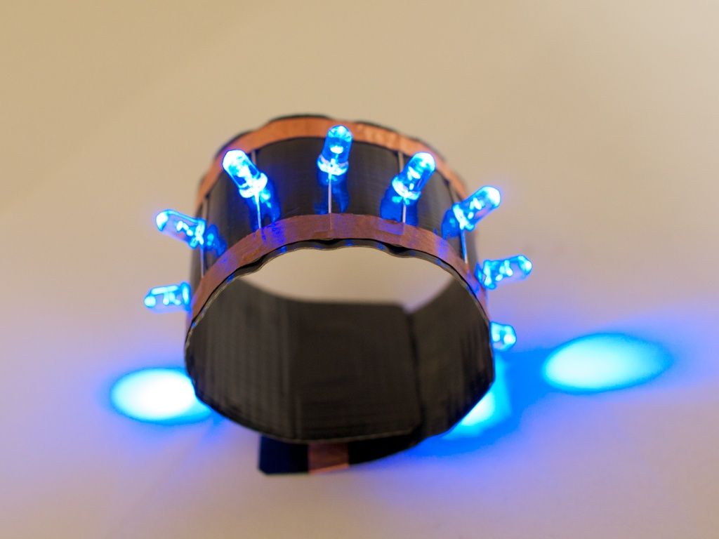 BraceLED - Make a Light Emitting Bracelet Wits LED's : 5 Steps ...