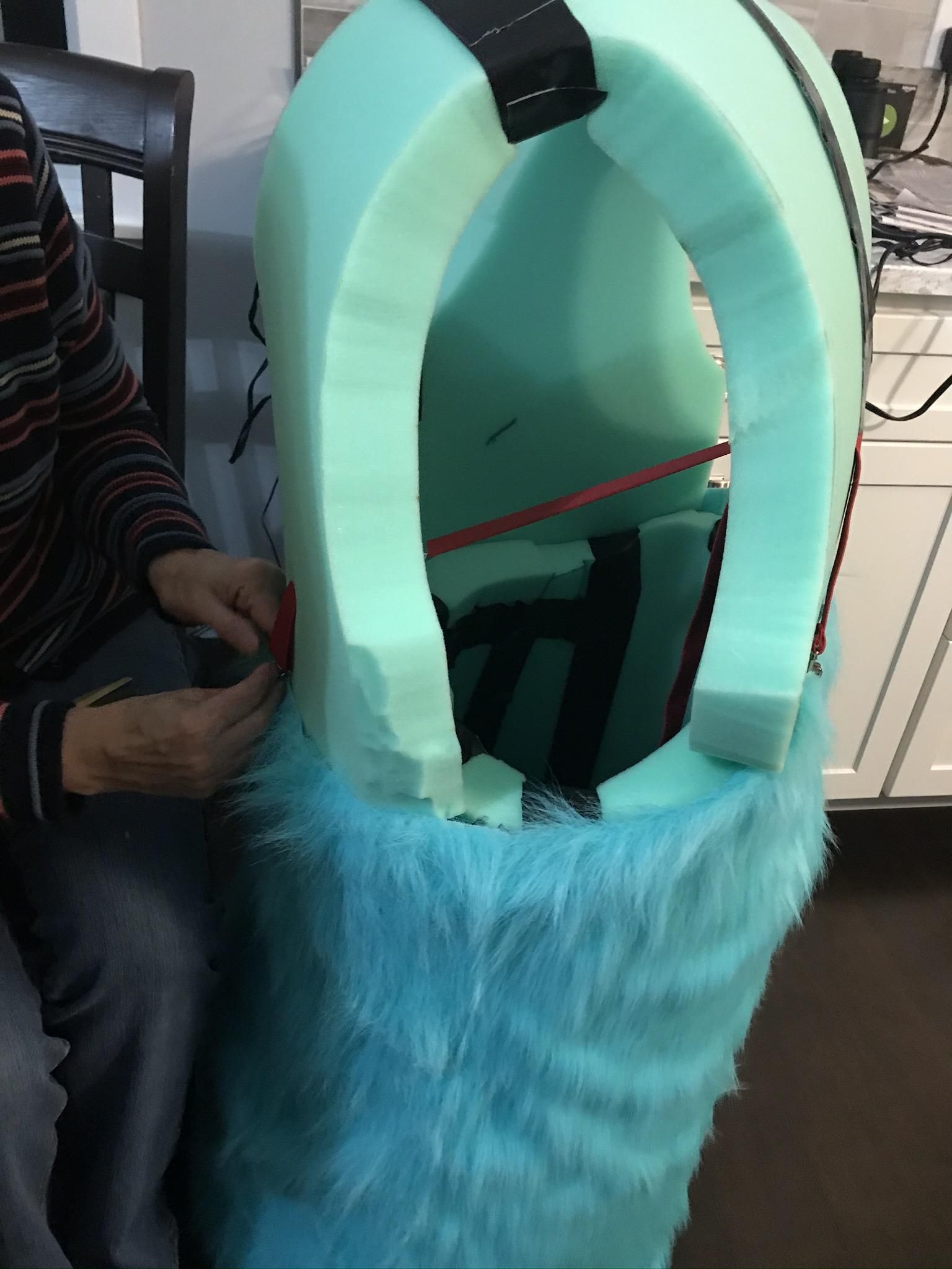 Sulley (Trademark Disney) Monster Homemade Halloween Costume : 11 Steps ...