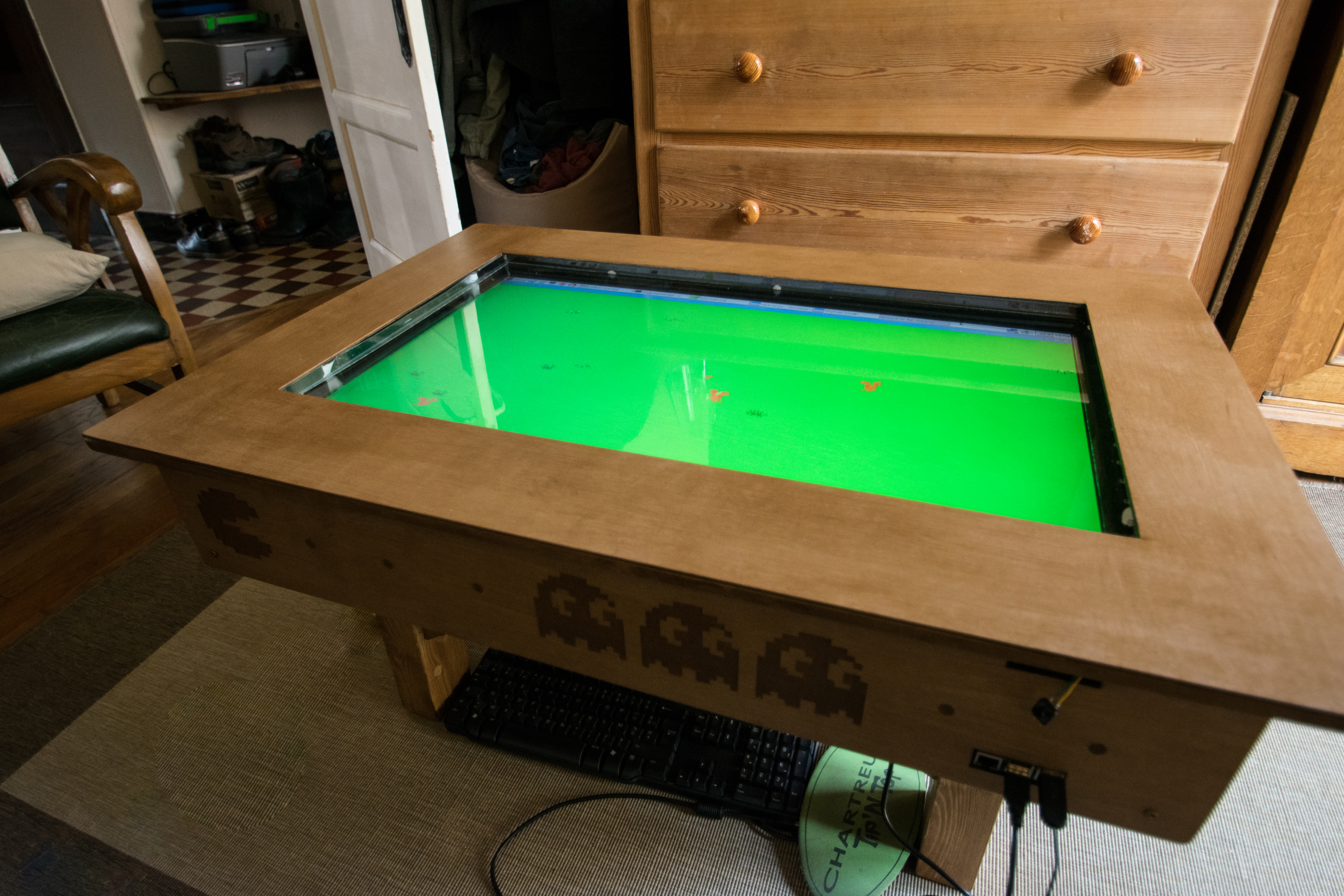 Touch Screen Coffee Table DIY With 32" TV and Low Cost CCD Sensor : 18 ...