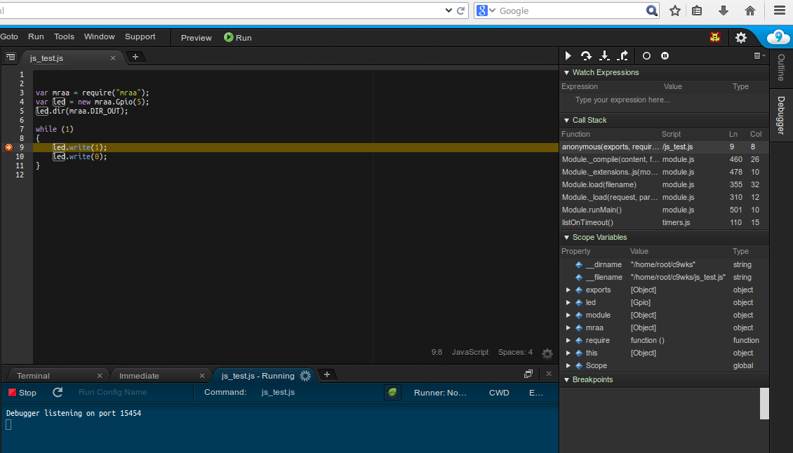 Cloud 9 IDE on Intel Edison : 3 Steps - Instructables