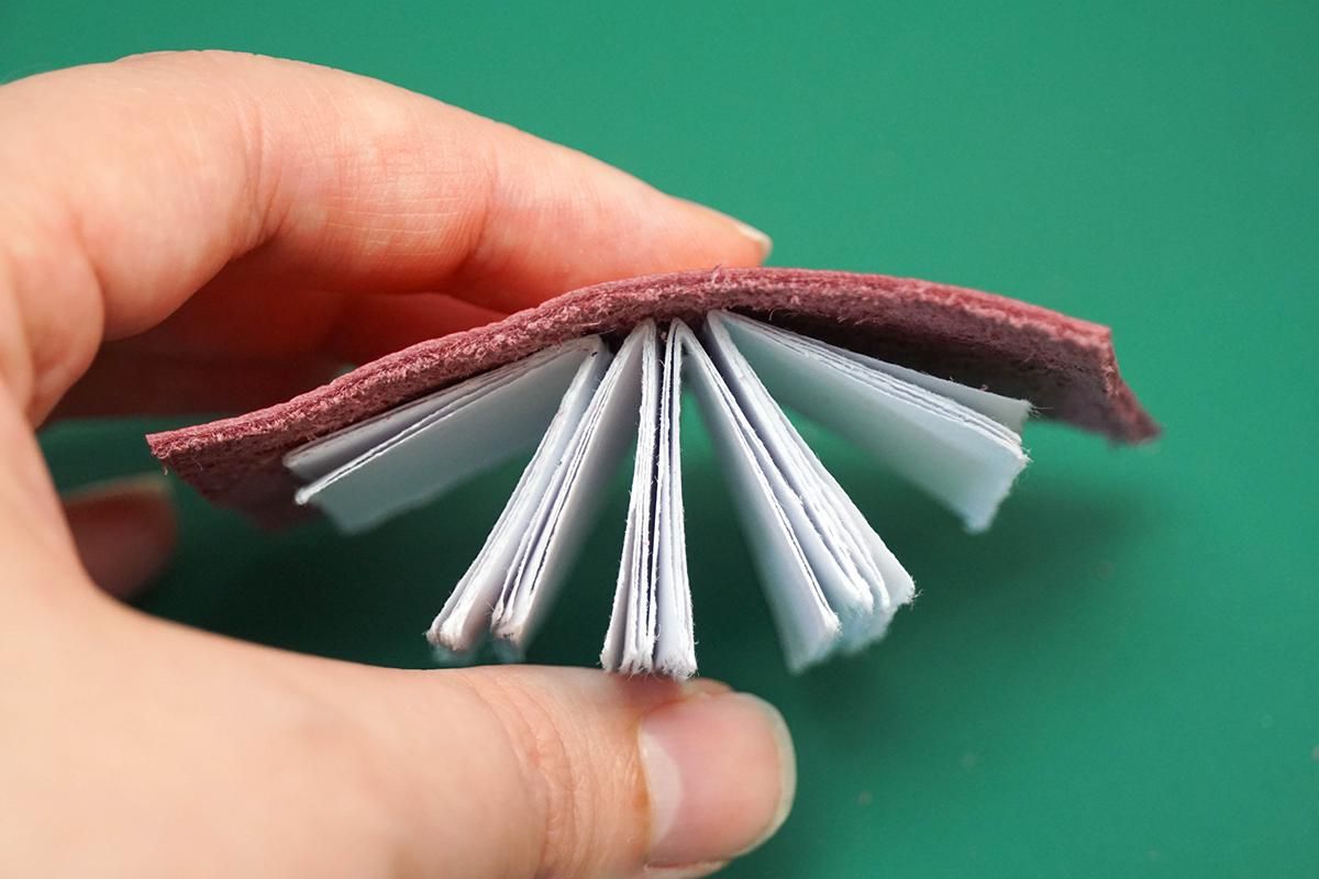 DIY Mini Book With Long Stitch Binding | How to Make a Tiny Bound Book ...