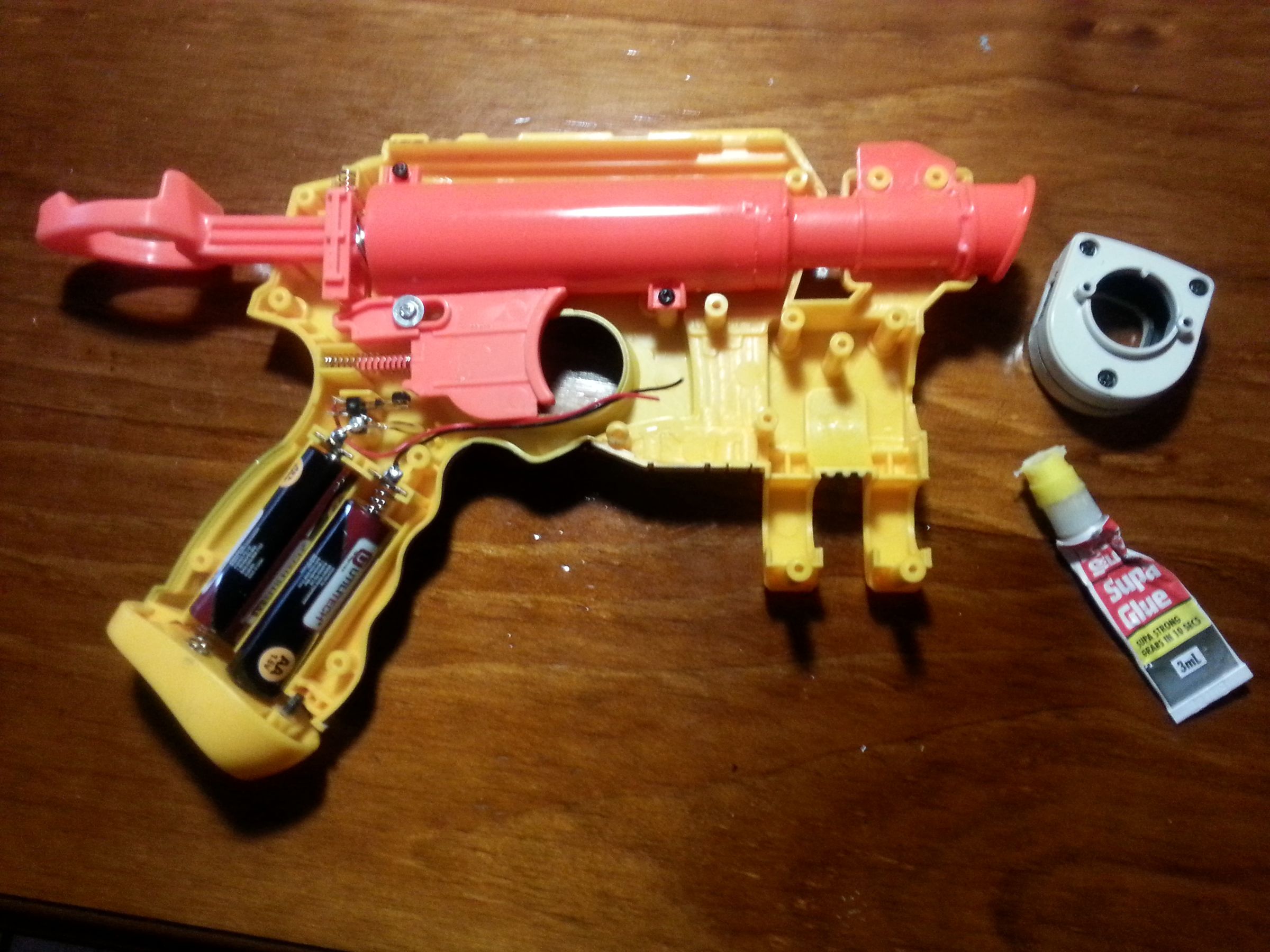 Nerf Gun-Nitefinder Mod : 6 Steps - Instructables