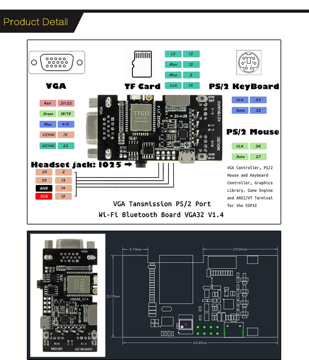 A Vga Computer Based On Esp32 And Fabgl With Sound Graphics And