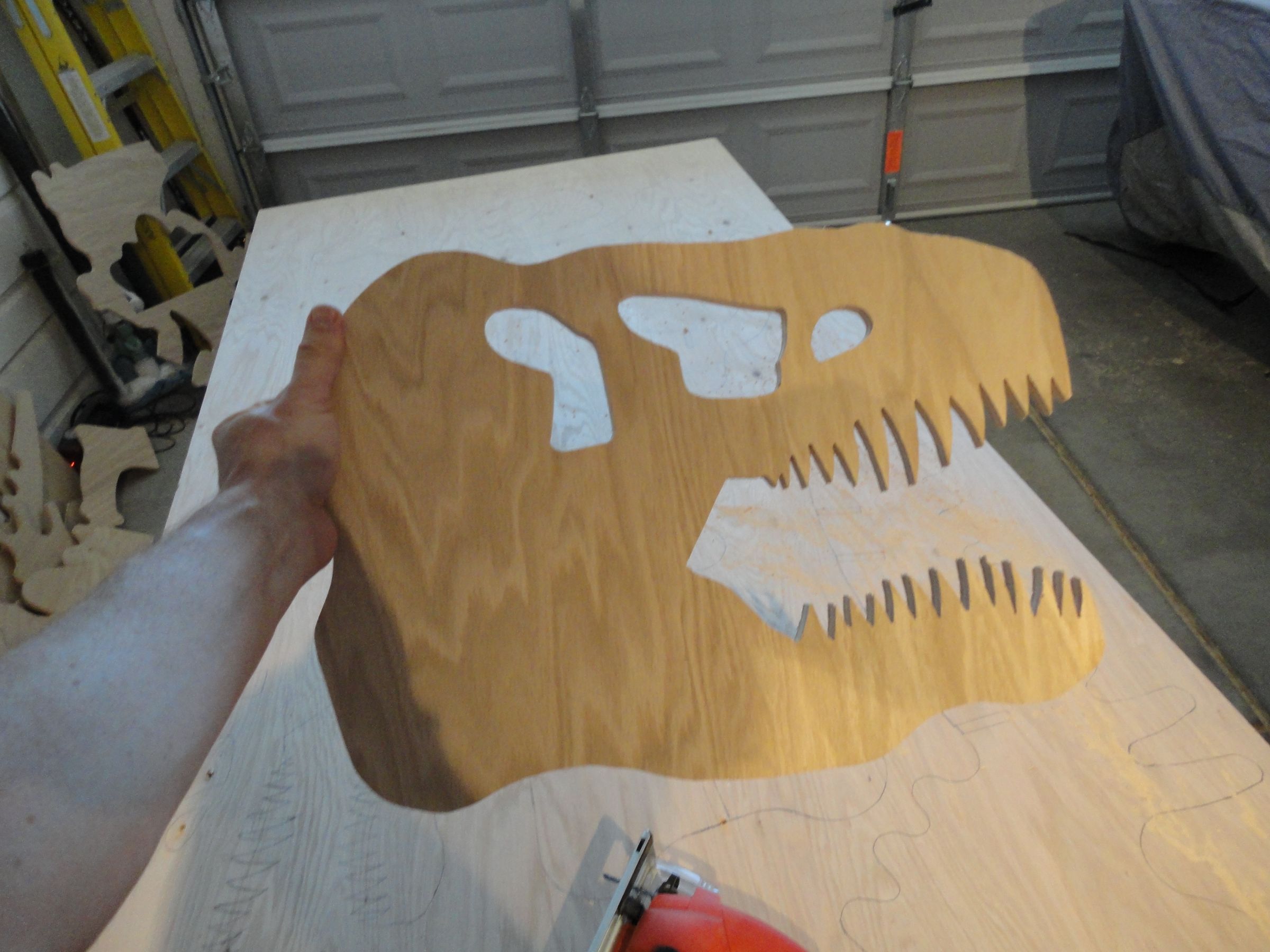 Build a 6'-0" Tall Wooden T-Rex Model : 7 Steps (with Pictures ...