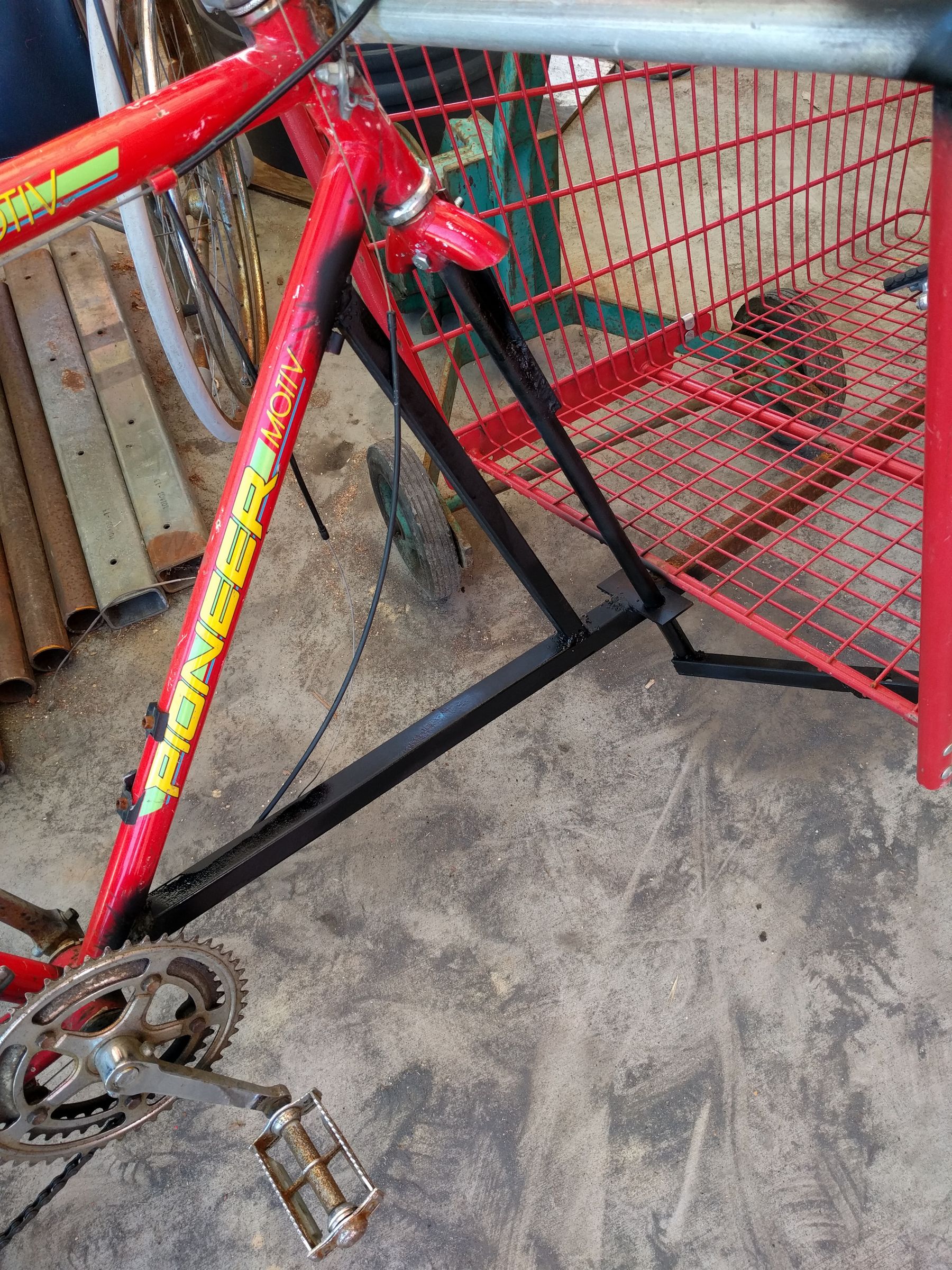 Build a Shopping Cart Cargo Bike : 7 Steps (with Pictures) - Instructables