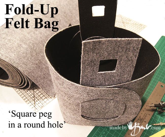 Fold-up Felt Bag : 5 Steps (with Pictures) - Instructables