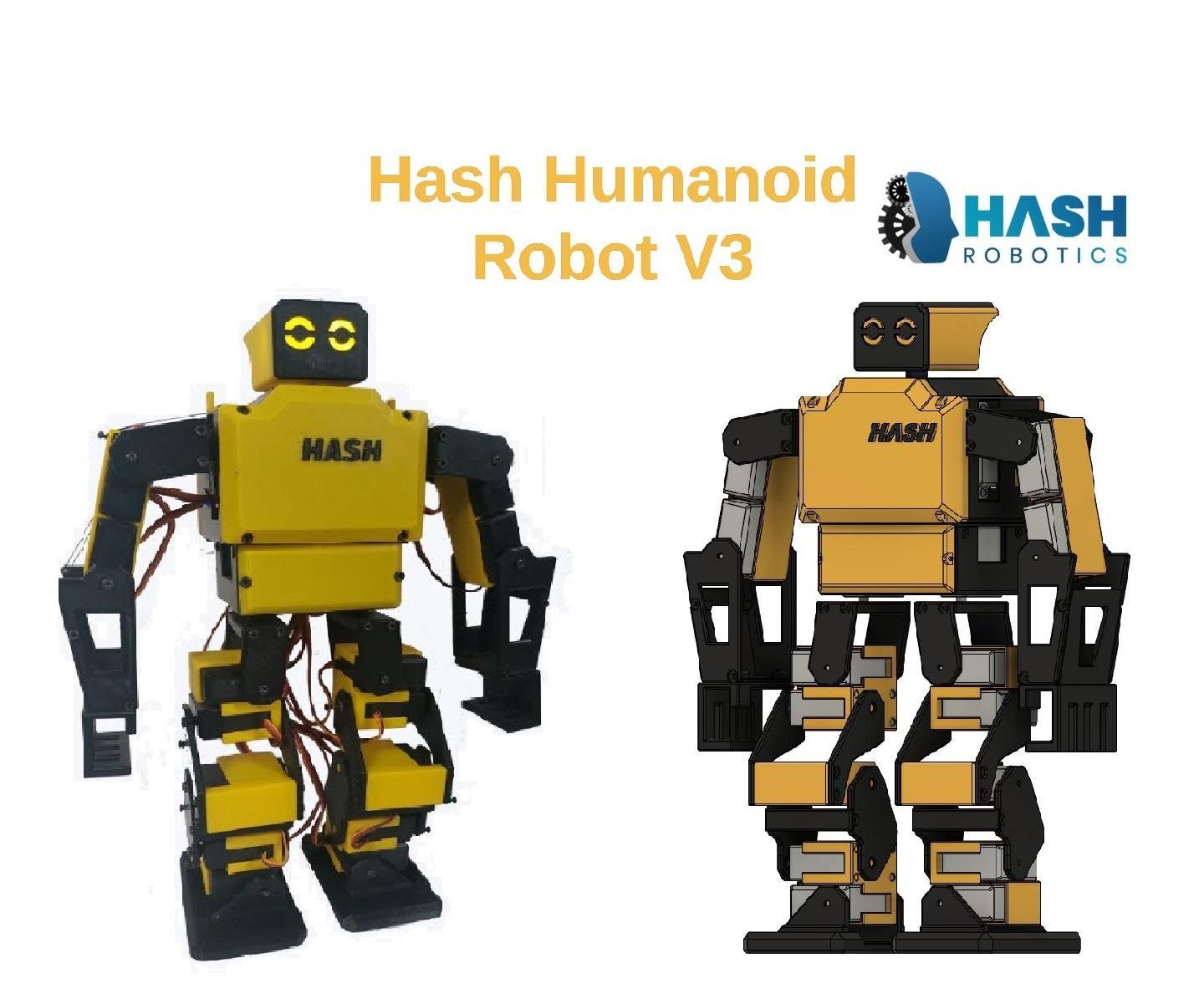 Hash Humanoid Robot V3 : 9 Steps (with Pictures) - Instructables