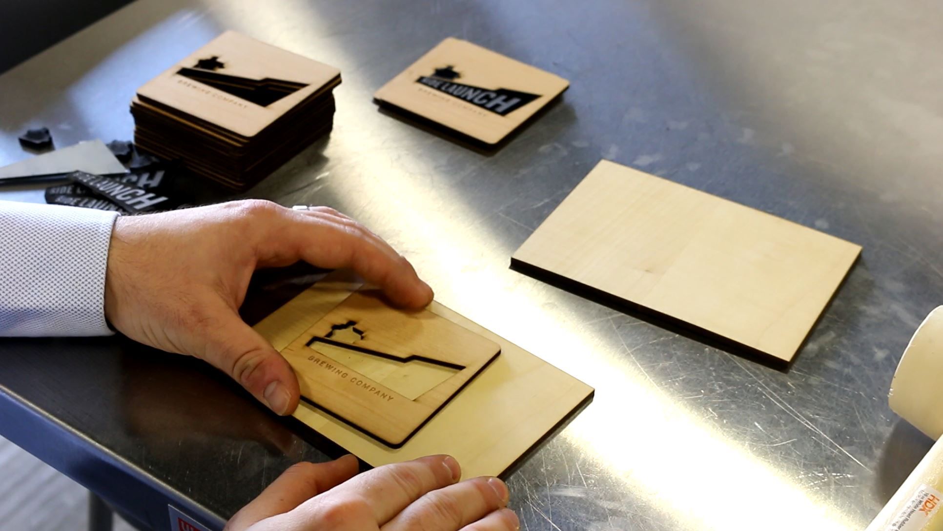 11 Beer Coasters - Laser Cut, Engraved and UV Printed : 12 Steps (with ...