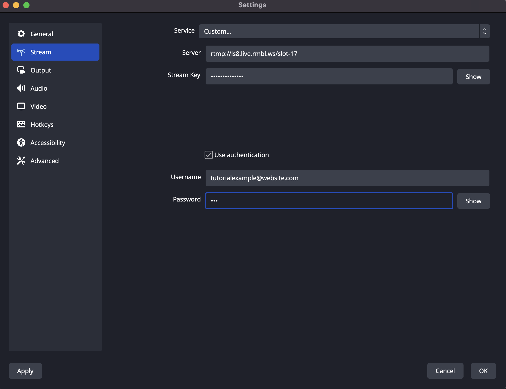 How to Livestream to Rumble From OBS Studio : 4 Steps - Instructables
