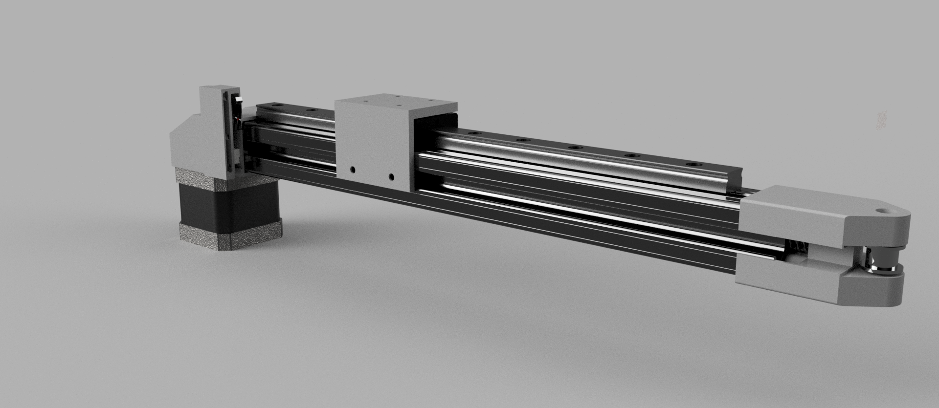 Generic Linear Actuator With Built-in Tension Spring : 5 Steps (with ...