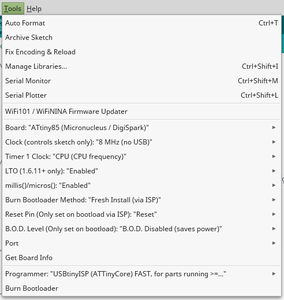 ATTinyCore, HW-260 and the ATTINY85 : 4 Steps - Instructables