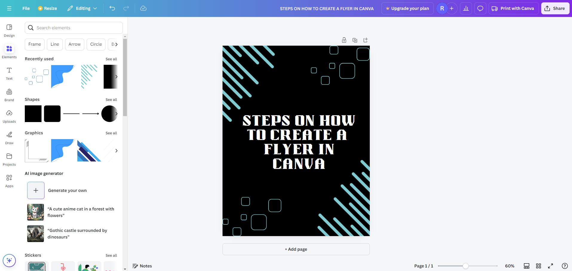 Step-by-Step Guide to Creating a Flyer in Canva : 6 Steps - Instructables