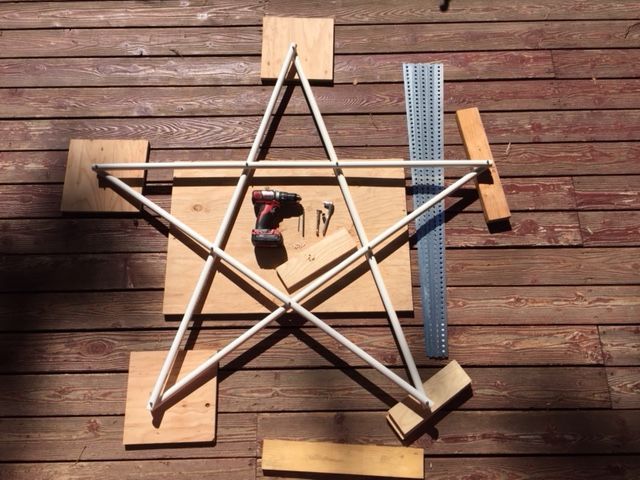 Figuring Measurements of a 5-pointed Symmetrical Lighted Star : 5 Steps ...