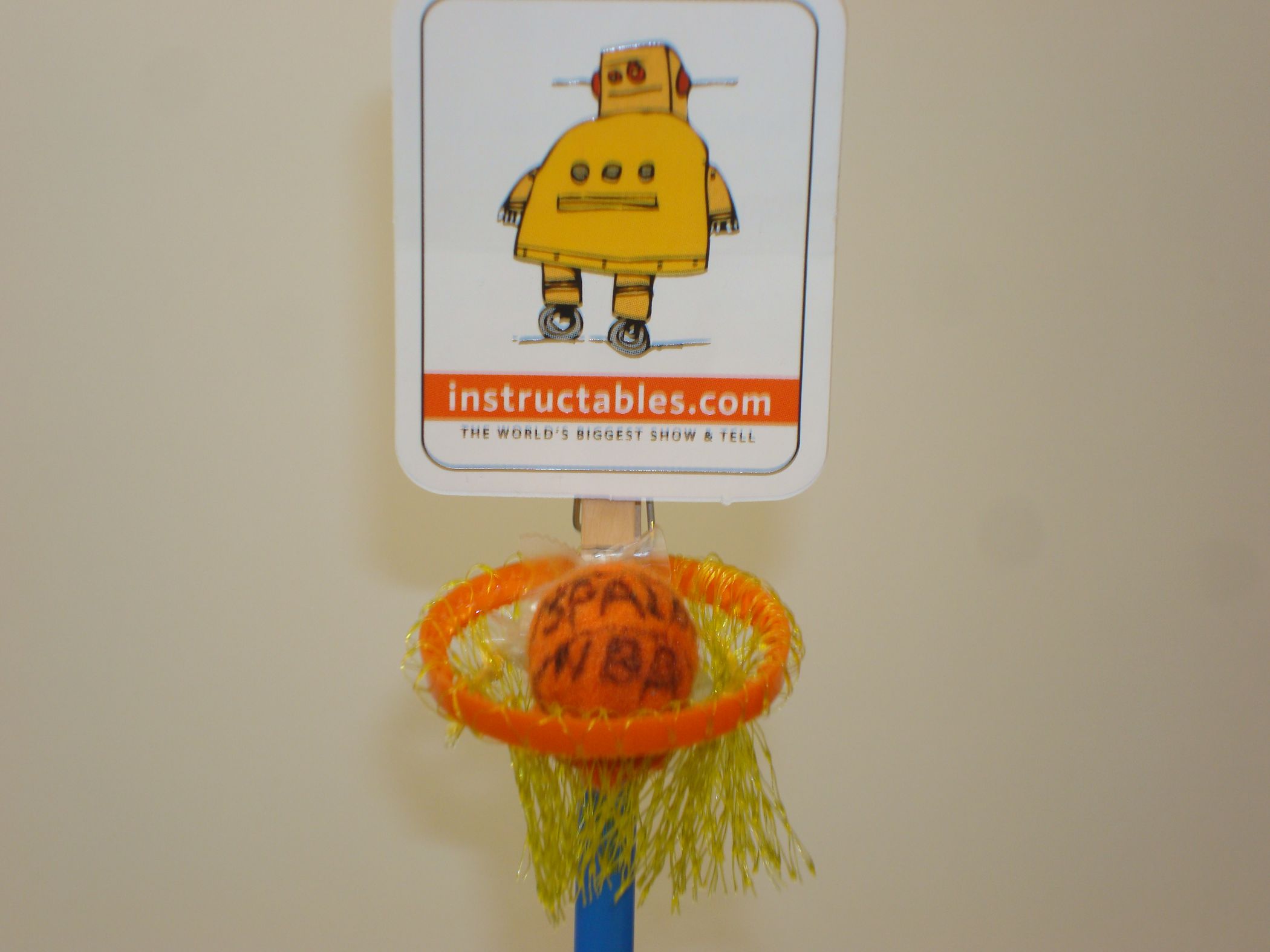 Basket Ball Hoops, Bot Puzzle, and Rubbing Stone : 8 Steps - Instructables