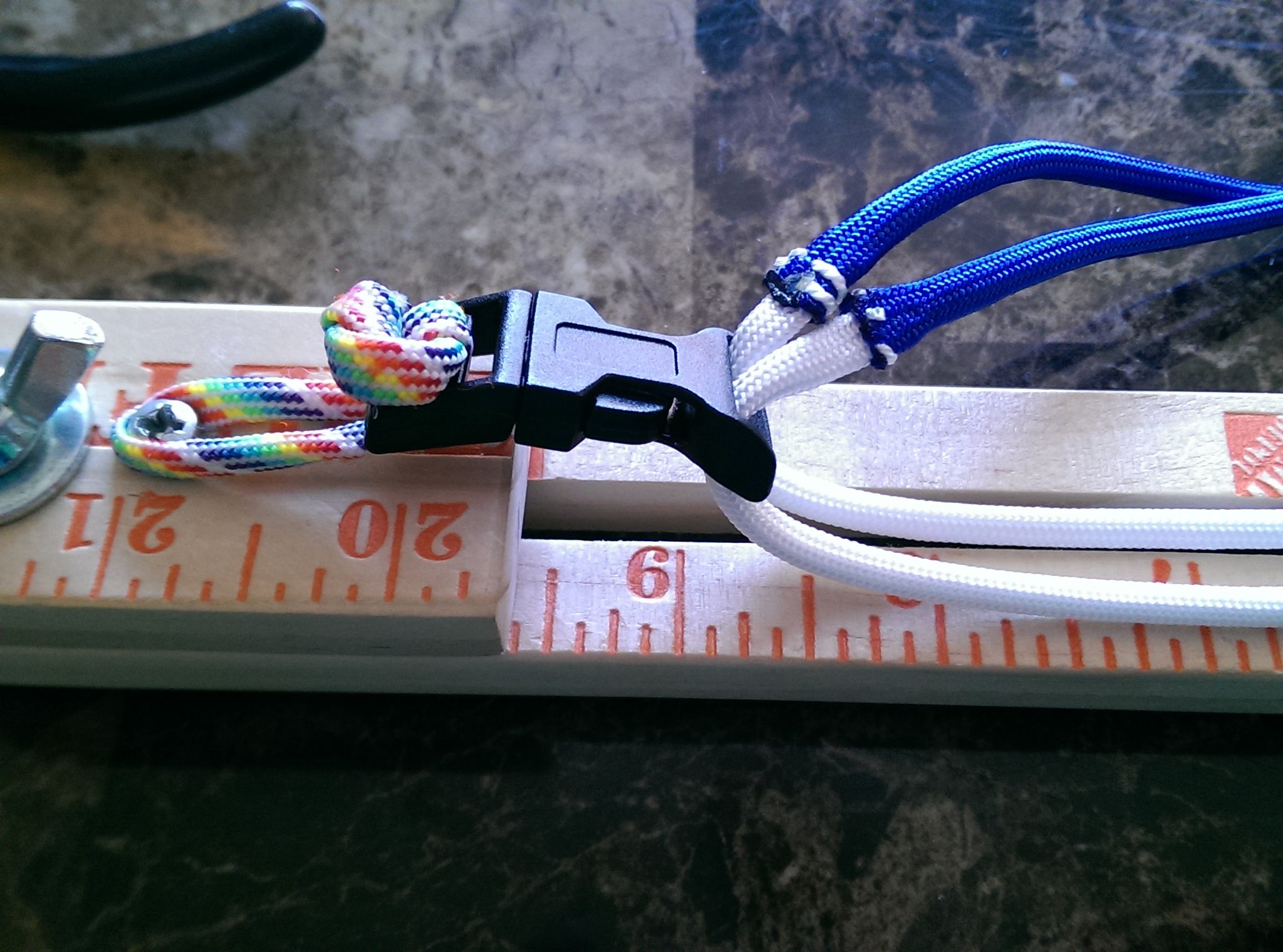 Stitched Solomon Paracord Bracelet : 7 Steps - Instructables