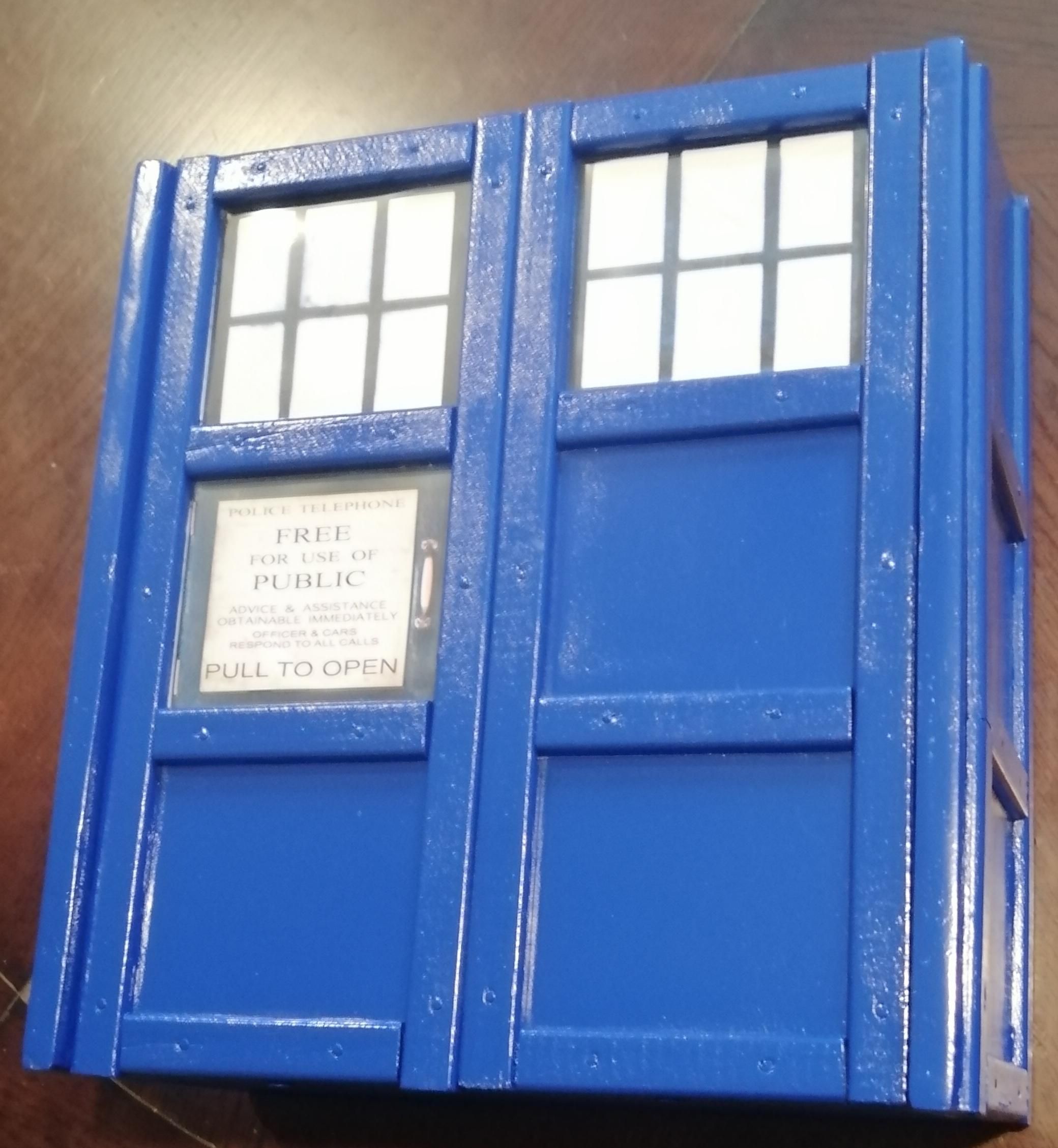 Tardis Mailbox : 9 Steps (with Pictures) - Instructables